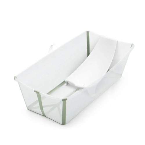 Sammenleggbart Badekar, Flexi Bath® X-Large, Stokke®, Transparent Green