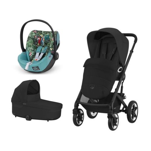 Komplett vogn, Cybex, Talos S Lux, Moon Black Ink. Liggedel + Cloud Z ...