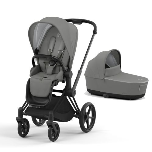 Komplett Barnevogn, Cybex, Priam, Matt Black, Soho Grey